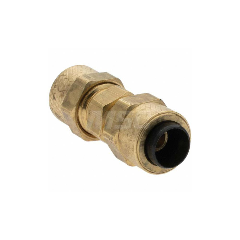 Parker - Compression Tube Union: 1/4" Tube OD, Compression x ...