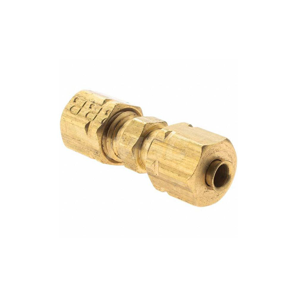 Parker - Compression Tube Union: 1/8" Tube OD, Compression x ...