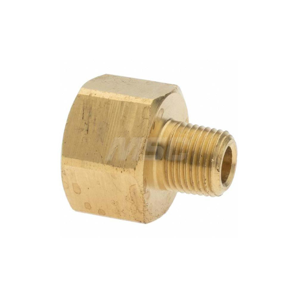Parker - Brass Flared Tube Connector: 3/8" OD, 45 deg Flared Angle | MSC Direct