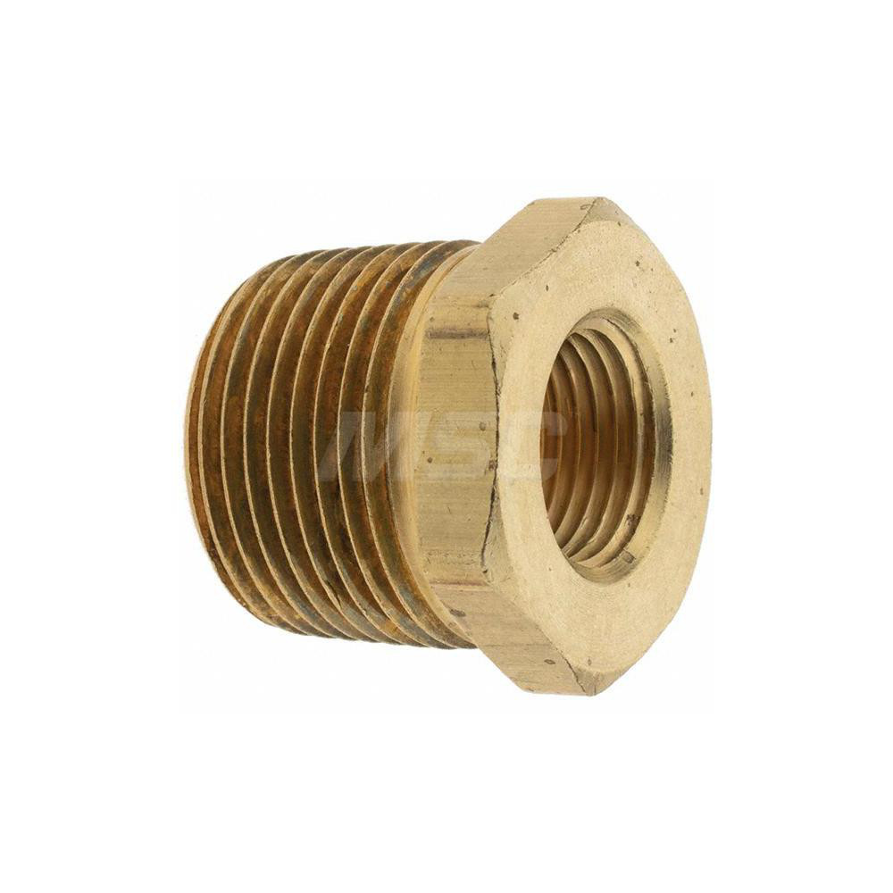 Parker - Industrial Pipe Bushing: 3/8" Female Thread, 3/4" Male Thread ...