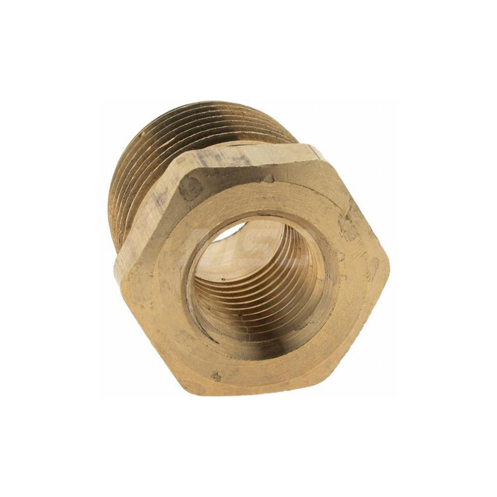 Parker - Industrial Pipe Bushing: 1/4" Female Thread, 1/2" Male Thread ...
