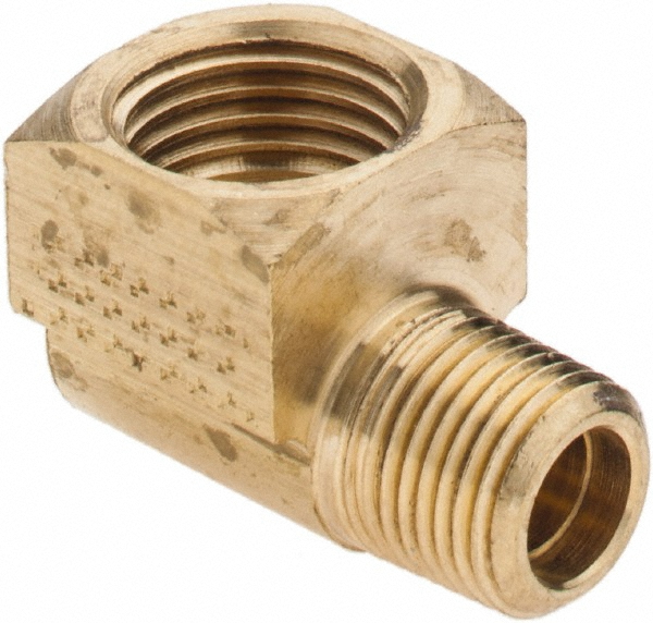 Parker - Flared Tube Inverted Male Elbow: 5/16" OD, 1/8-27 Thread | MSC Direct