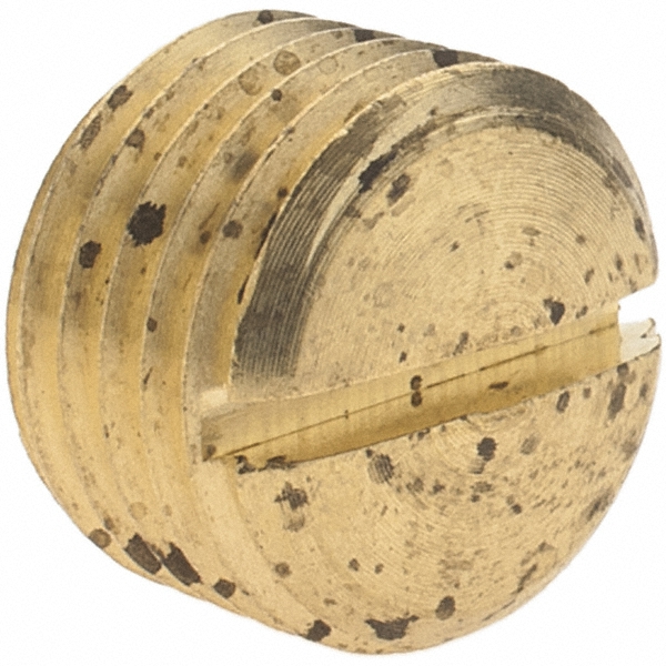 Parker - Industrial Pipe Slotted Plug: 1/4" Male Thread, MNPTF | MSC Direct