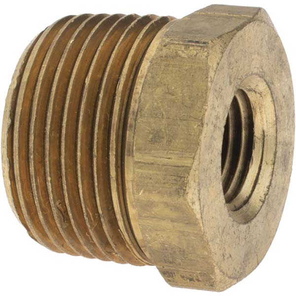 ANDERSON METALS - Brass Pipe Bushing: 1/4 x 3/4" Fitting, FNPT x MNPT ...