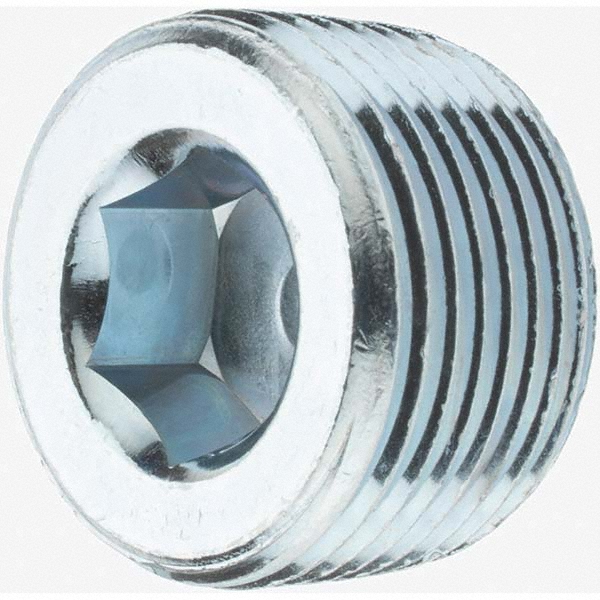 Value Collection - Malleable Iron Pipe Countersunk Hex Plug: 1" Fitting ...