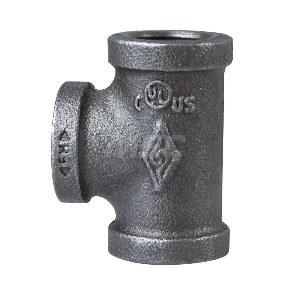 USA Industrials - Black Tee: 1/2", Threaded | MSC Industrial Supply Co.
