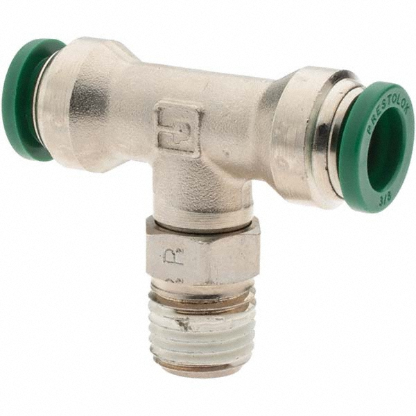 Parker - Push-to-Connect Tube x MNPT x Tube x Male Fitting: Swivel ...