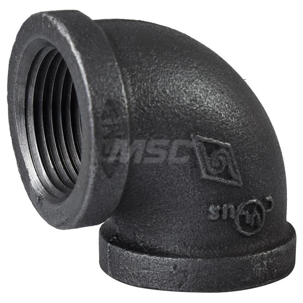 Anvil - Black 90 deg Elbow: 1", Threaded | MSC Direct
