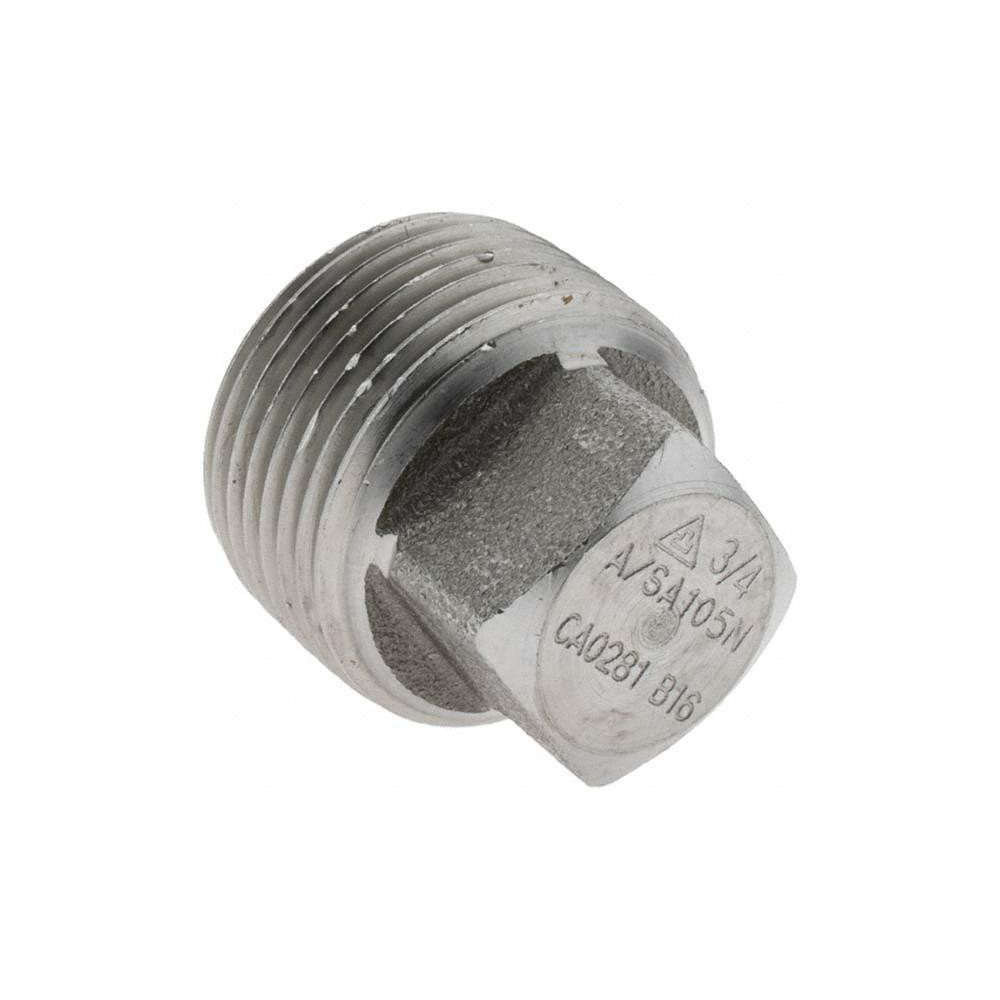 Value Collection - Black Square Plug: 3/4", NPT | MSC Direct