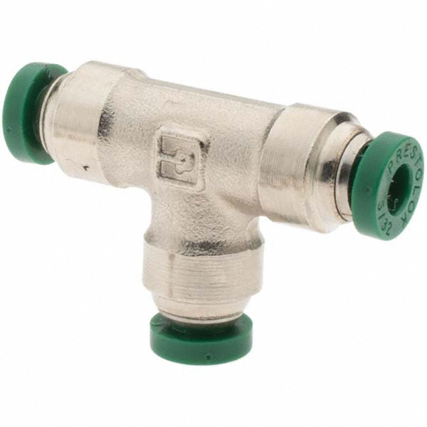 Parker - Push-to-Connect Tube x Tube Fitting: Union Tee, 5/32" OD | MSC Direct