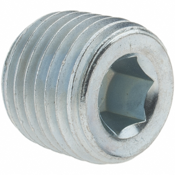 Value Collection - Malleable Iron Pipe Countersunk Hex Plug: 1/4 ...