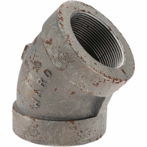 Value Collection - Size 2", Class 300, Malleable Iron Black Pipe 45 ...