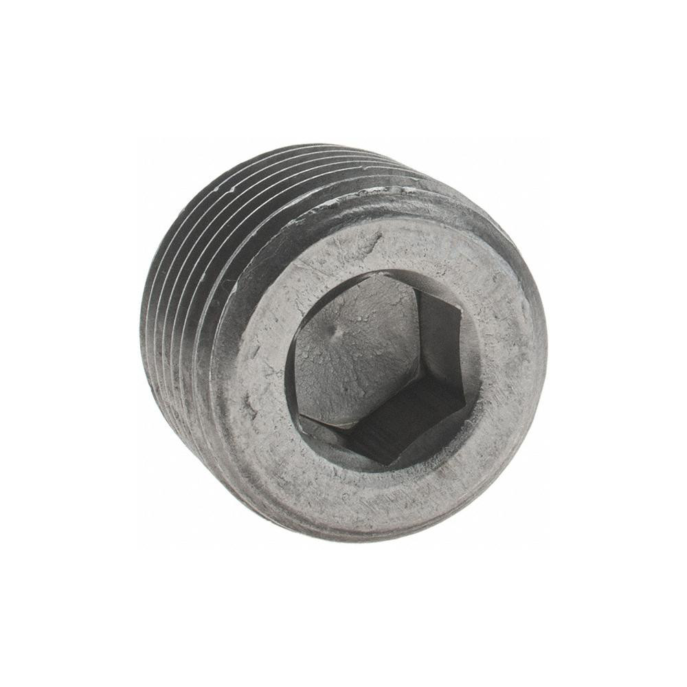 Value Collection - Black Countersunk Hex Plug: 1/2", Threaded | MSC Direct