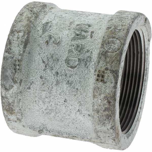 Value Collection - 2" Galvanized Malleable Iron Pipe Coupling (Right ...
