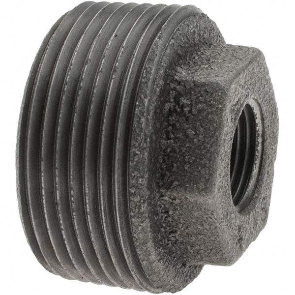 Value Collection - Black Bushing: 1-1/4 x 3/8", Threaded | MSC Direct