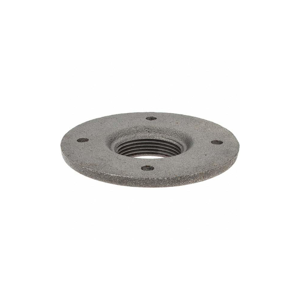 Value Collection - 1-1/4" Pipe, 4" OD, 13/16" Hub Length, Black Floor ...