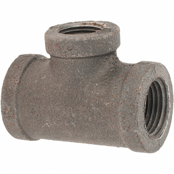 Value Collection - Black Reducer: 1/2 x 1/2 x 3/8", Threaded | MSC Direct