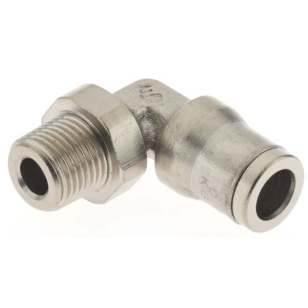 Parker - Push-to-Connect Tube x Male x Tube x Male BSPT Fitting: Elbow, BSPT, 6.00 mm OD | MSC ...
