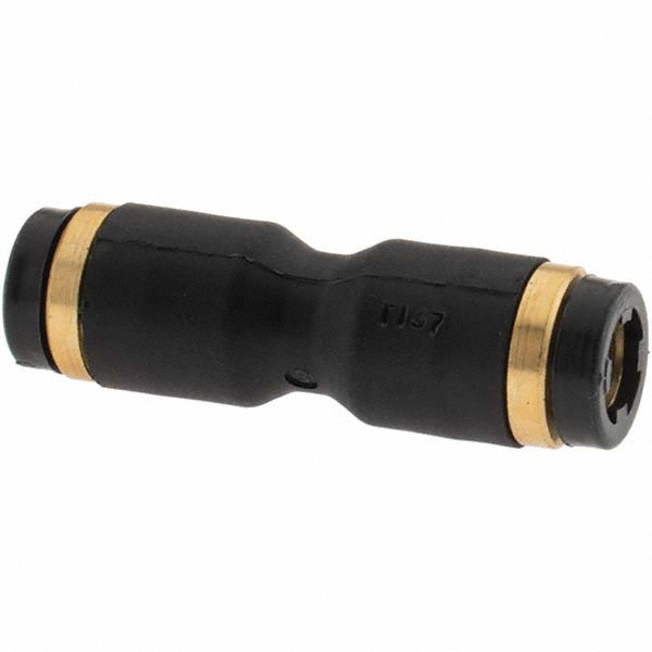 Parker - Push-to-Connect Tube x Tube Fitting: Union, 3/16" OD | MSC Direct