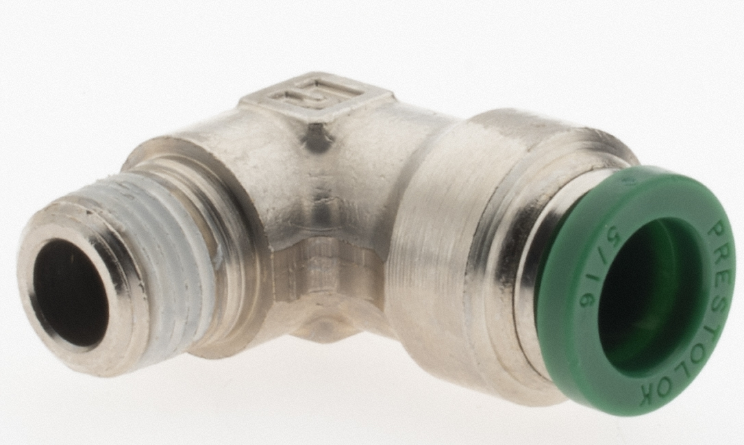 Parker - Push-to-Connect Tube x MNPT x Tube x Male Fitting: 90 deg ...