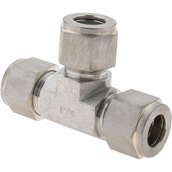 Brennan - Compression Tube Union: 1/2" Tube OD, Compression x ...