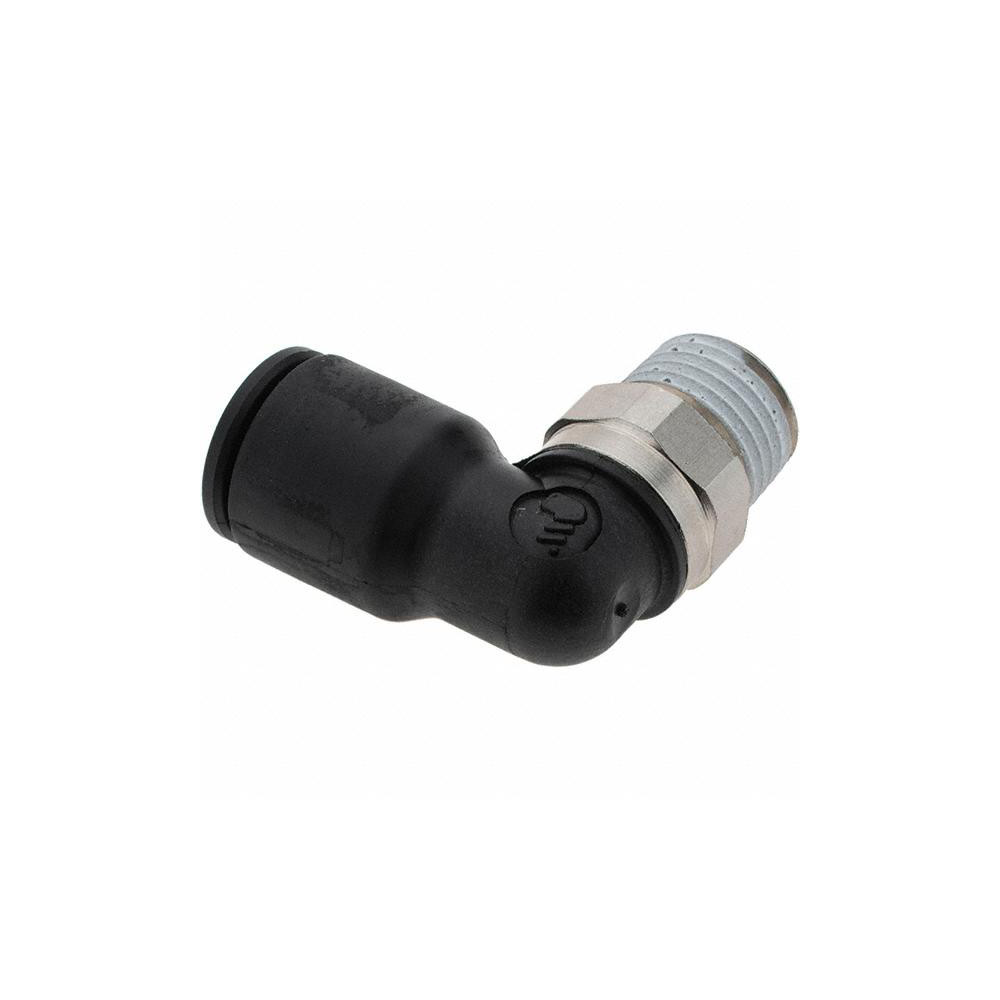 Parker - Push-to-Connect Tube x Male BSPT Fitting: Male Elbow, 10.00 mm ...