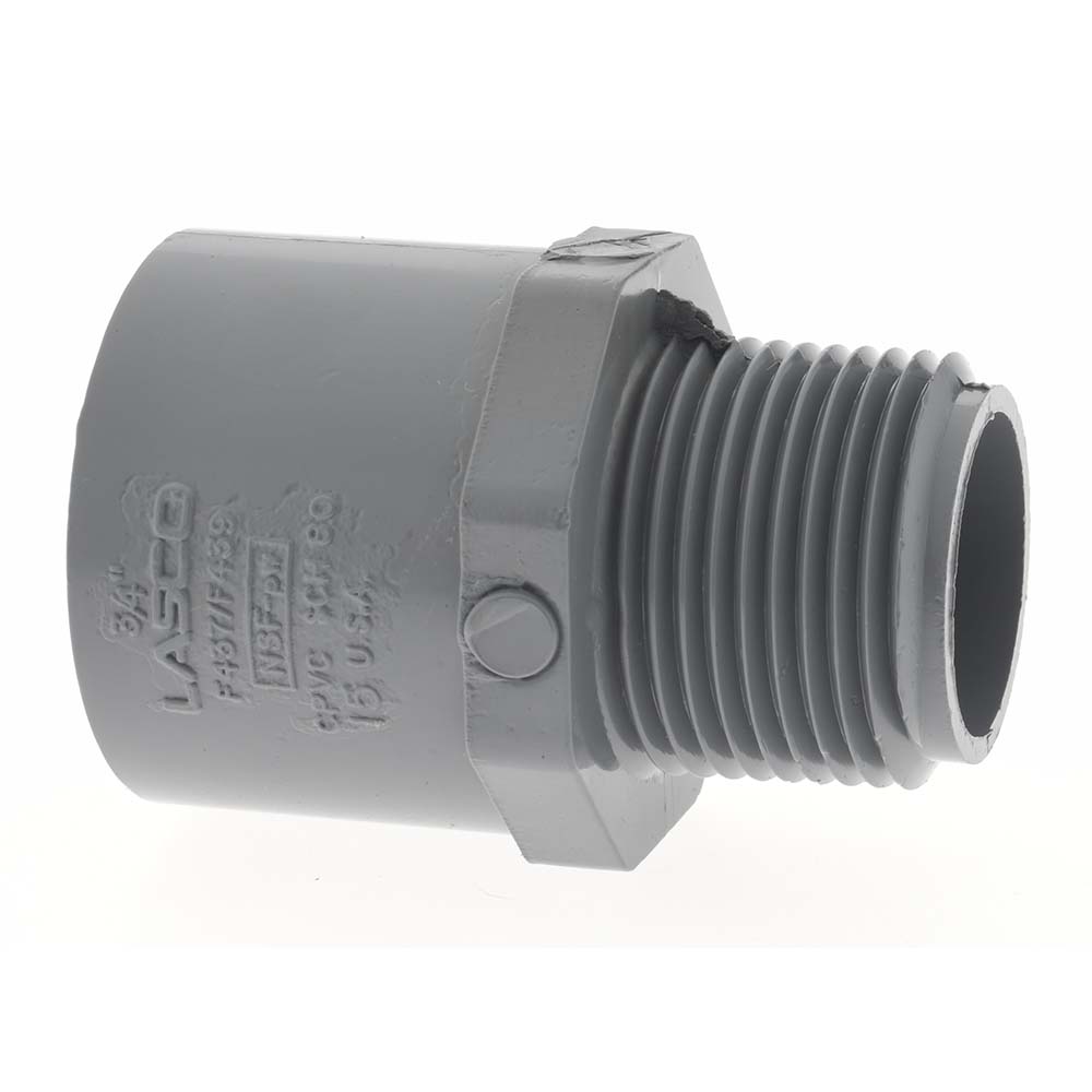 Value Collection - 3/4" CPVC Plastic Pipe Male Adapter | MSC Direct