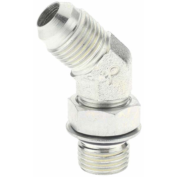 Value Collection Steel Flared Tube 45 Elbow 3 8 Tube OD 9 16 18