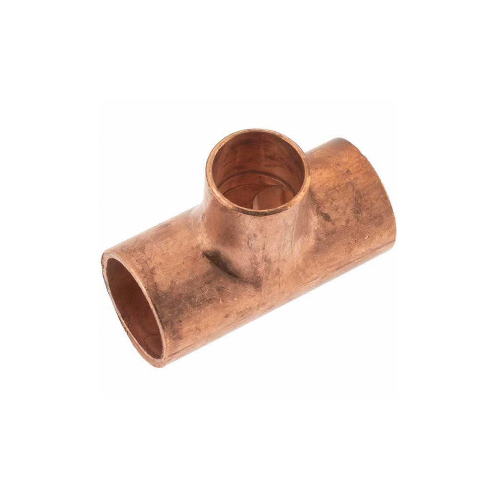 Value Collection - Wrot Copper Pipe Reducer: 1/2" x 1/2" x 3/8" Fitting ...