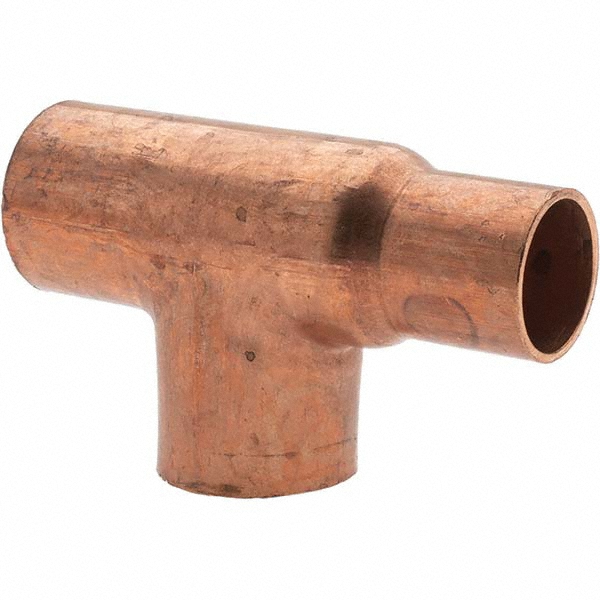 Value Collection - Wrot Copper Pipe Reducer: 1" x 3/4" x 1" Fitting, C ...