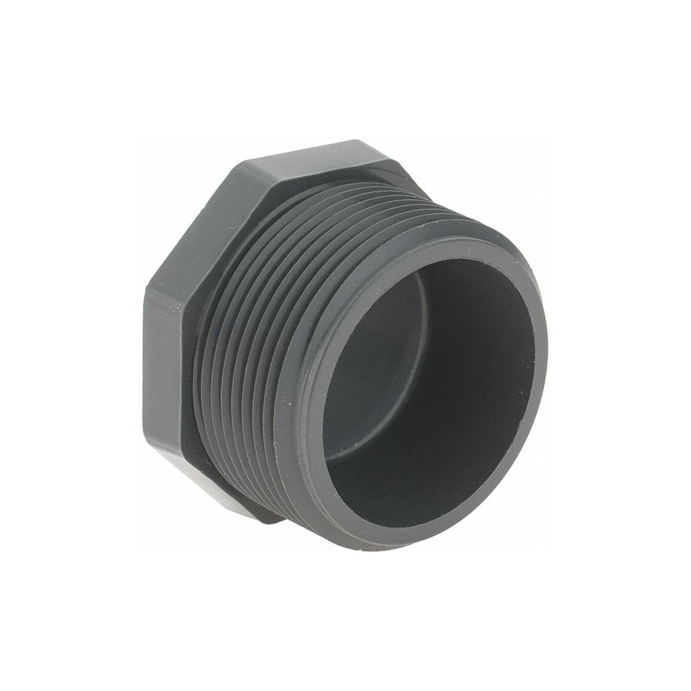 Value Collection - 1-1/2" PVC Plastic Pipe Hex Plug | MSC Direct