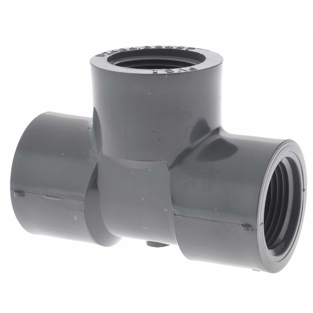 Value Collection - 1" PVC Plastic Pipe Tee | MSC Direct