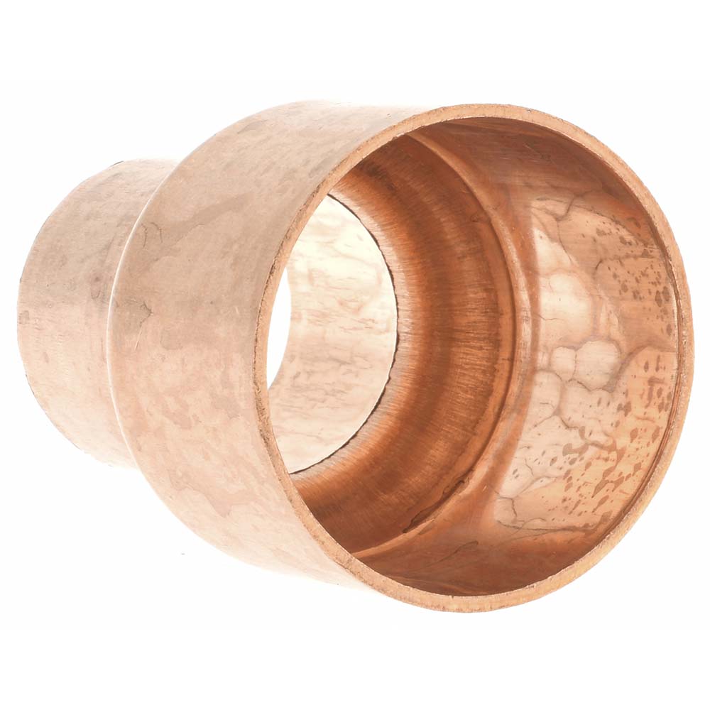 Mueller Industries - 1-1/2 x 1" Wrot Copper Pipe Reducer Coupling ...