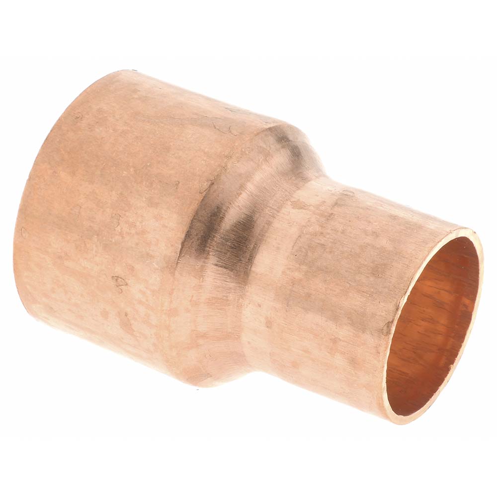 Mueller Industries - 1-1/2 x 1" Wrot Copper Pipe Reducer Coupling ...
