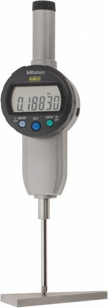 Mitutoyo - 0 to 2" Range, 0.00005" Graduation, Electronic Drop ...