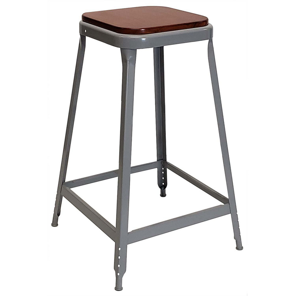 Lyon - Stationary Stools: Seat Depth: 13 in; Seat Width: 13 in; Product ...
