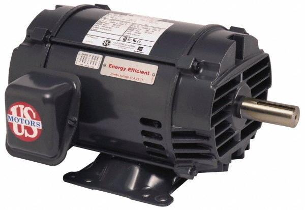 US Motors - Three Phase Standard Efficient AC Motor: ODP Enclosure ...