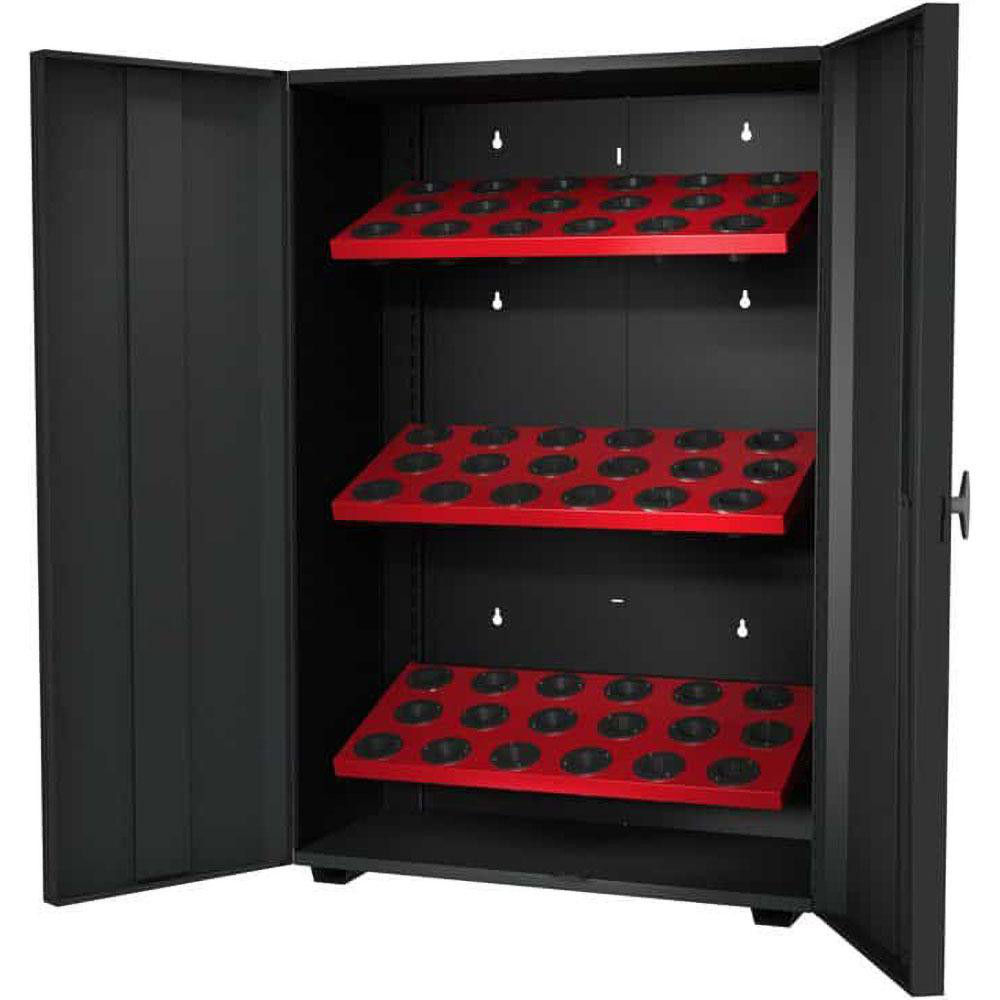 Huot - 54 Hole Tool Crib Storage Cabinet, 31-1/4" Wide, 15-3/4" Depth ...