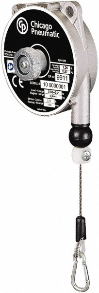 Chicago Pneumatic - Tool Balancer: 2.2 lb Max Load, 5.2' Cable Length ...