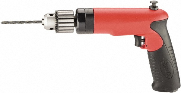 Sioux Tools - Air Drill: 3/8" Keyed Chuck, Reversible | MSC Direct