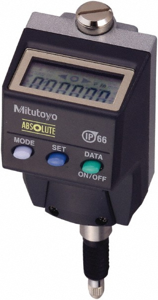 Mitutoyo - LCD Electronic Drop Indicator: 5.60 mm Max, 0.0030 mm ...