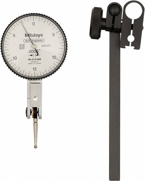 Mitutoyo - Dial Drop Indicator: 0.0300" Max Measurement, 0-15-0 Dial Reading | MSC Direct