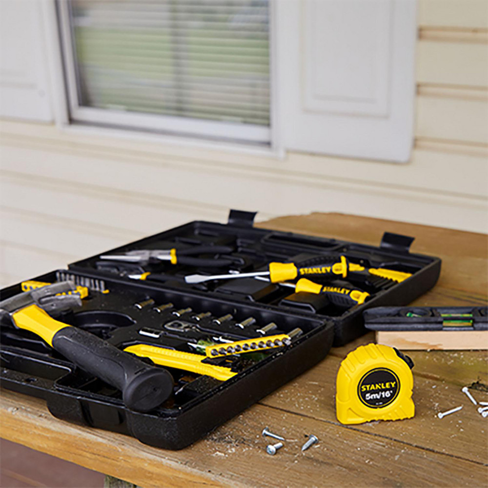 Stanley - Combination Hand Tool Sets; Set Type: Homeowners Tool Set ...