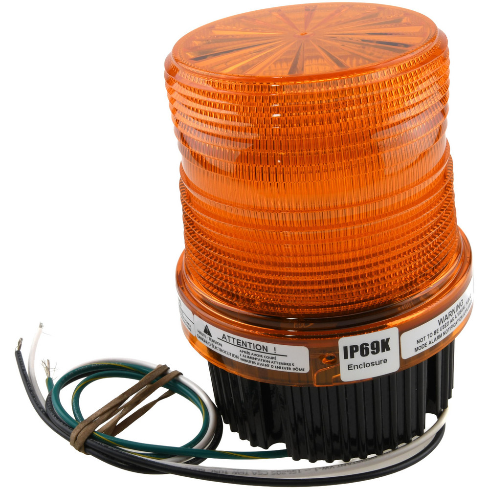 Federal Signal Corp - Single Flash Strobe Light: Amber, Pipe & Surface ...