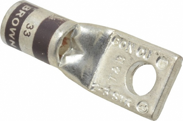 Thomas & Betts - Square Ring Terminal: Non-Insulated, 2 AWG ...