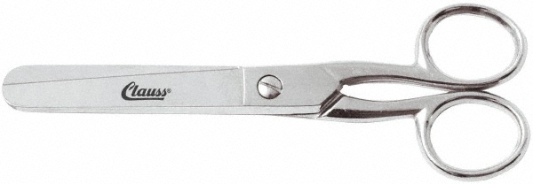 Clauss - 2" LOC, 6" OAL Carbon Steel Blunt Point Scissors - 54071865 ...