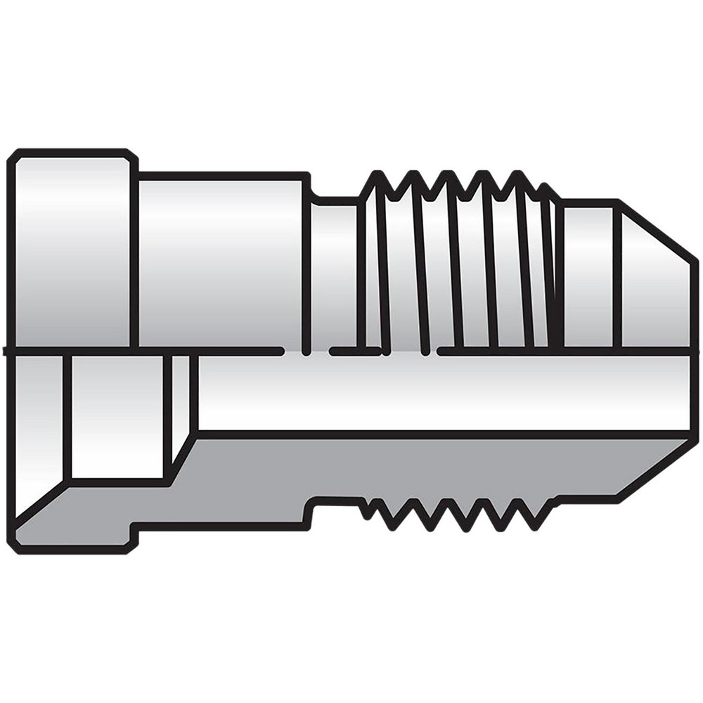 Parker - Steel Flared Tube Reducer: 3/4 x 1/2" OD, 37 deg Flared Angle ...