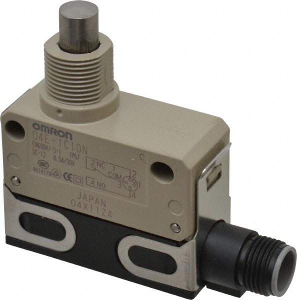 Square D - SPDT, NC/NO, 240 VAC, Prewired Terminal, Cat Whisker ...