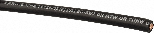 Southwire - Machine Tool Wire: 8 AWG, Black, 500' Long ...