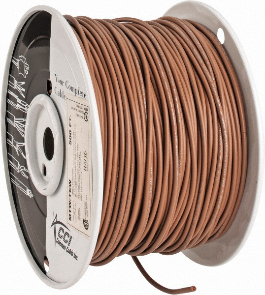 Southwire - 16 AWG, 26 Strand, Tan Machine Tool Wire - 54093323 - MSC ...